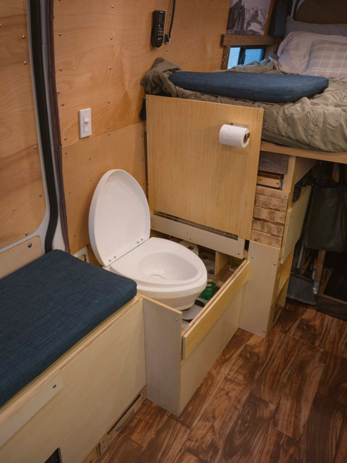 How a Camper Van Composting Toilet Works - ExploreVanX