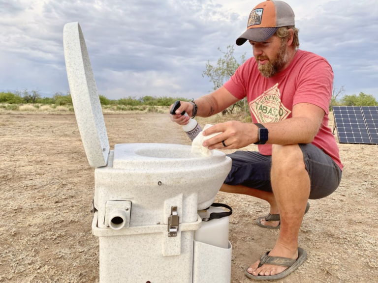 How a Camper Van Composting Toilet Works - ExploreVanX