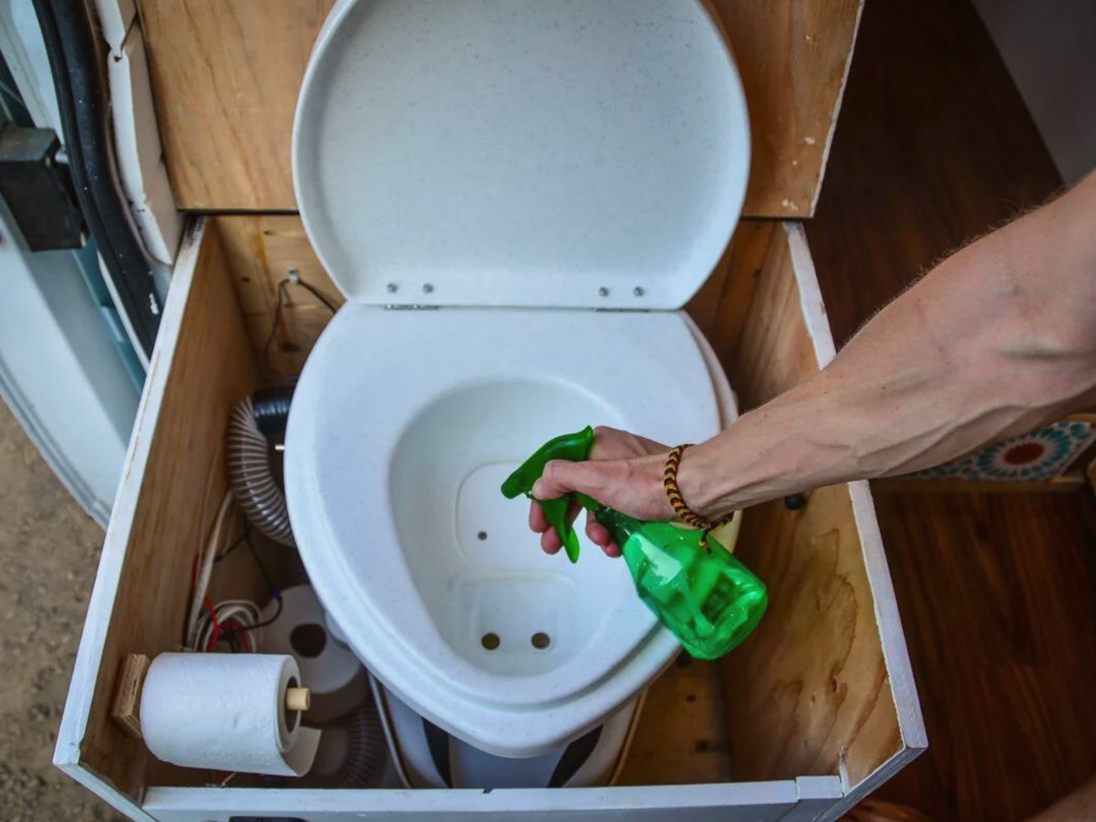 How a Camper Van Composting Toilet Works - ExploreVanX
