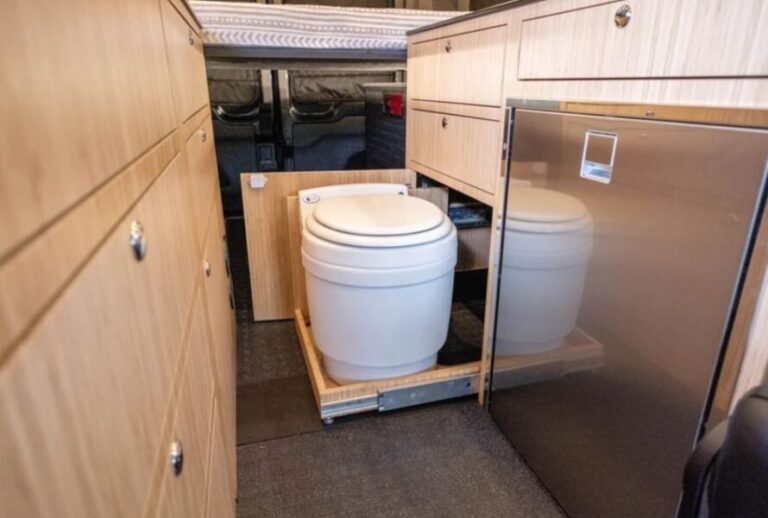 How a Camper Van Composting Toilet Works - ExploreVanX